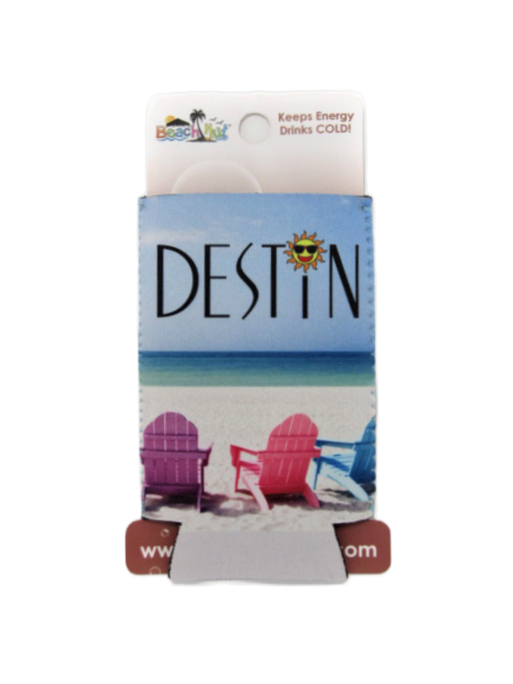 EK0213 DESTIN BEACH CHAIRS NEOPRENE ENERGY DRINK KOOLIE – Beach Hut B2B