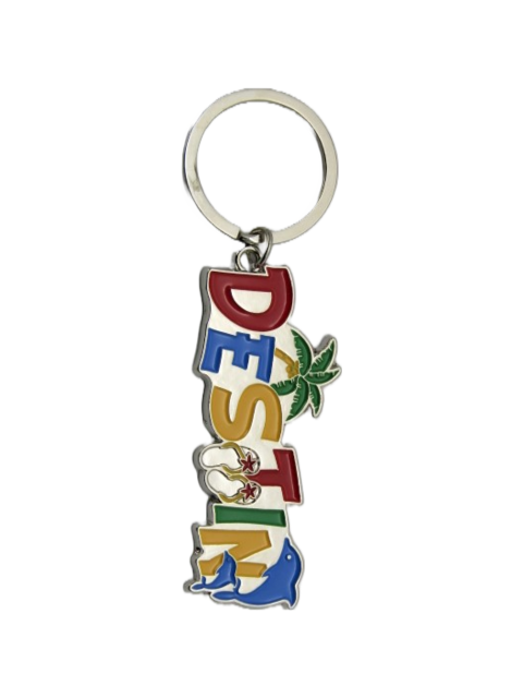 MK1311 DESTIN FL KEYCHAIN SOUVENIR – Beach Hut B2B